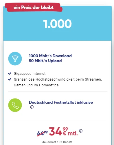 PYUR Internet: 1000 Mbit/s Tarif für nur 34,99 EUR 🚀